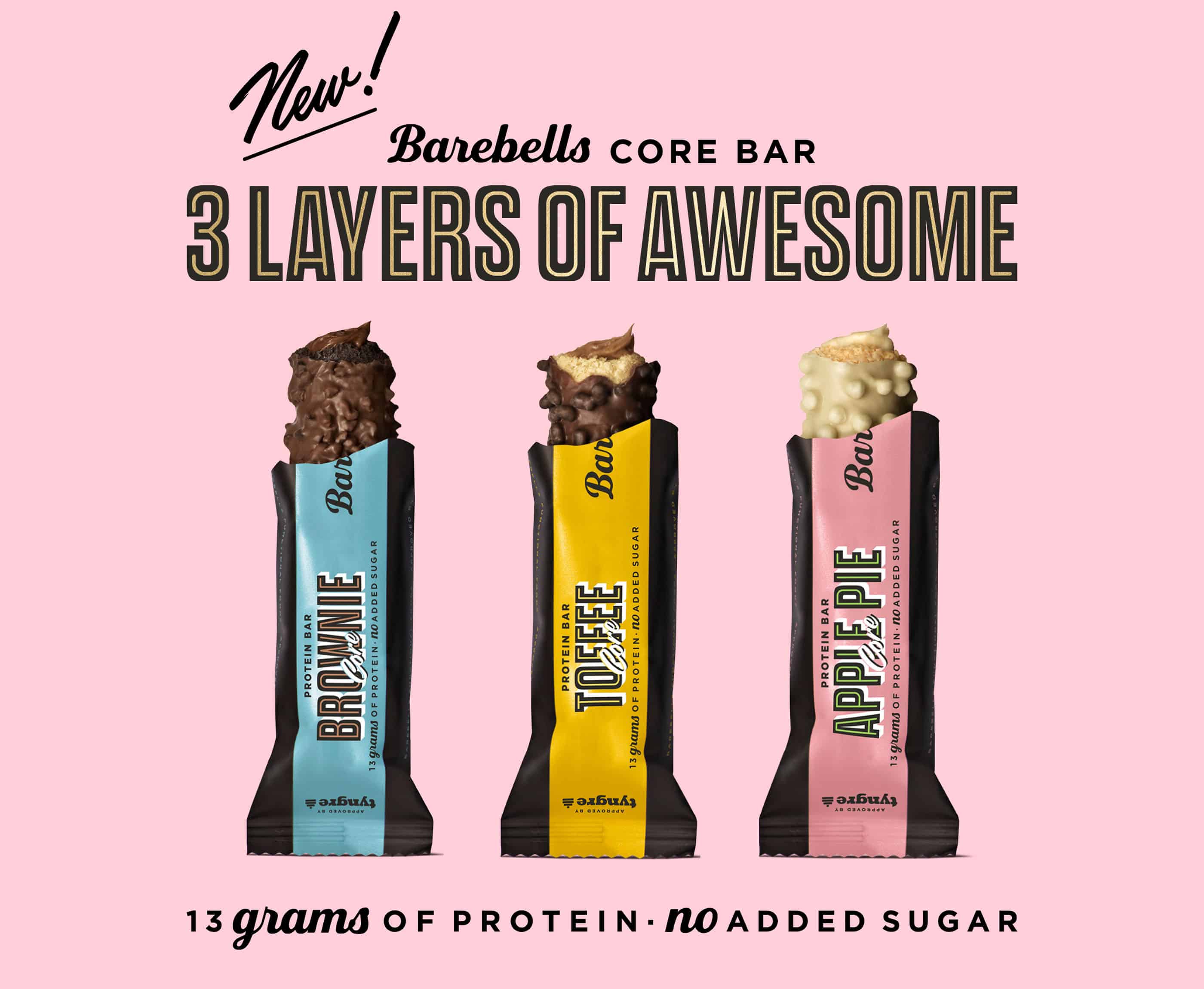 A True Masterpiece: Nye Protein Core Bars Med Cremet Kerne | Barebells