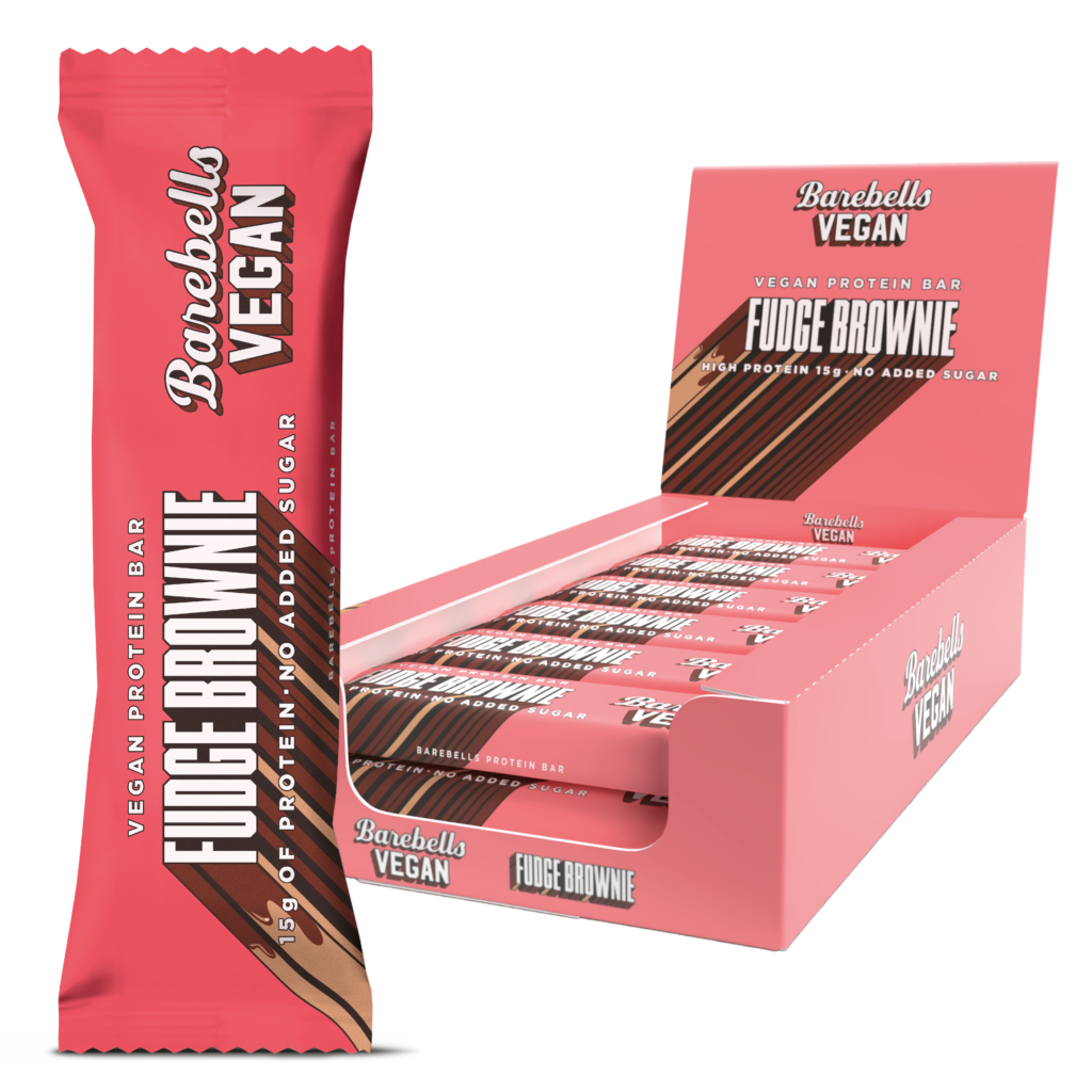 Barebells Vegan Fudge Brownie Proteinbar | Køb Barebells Online